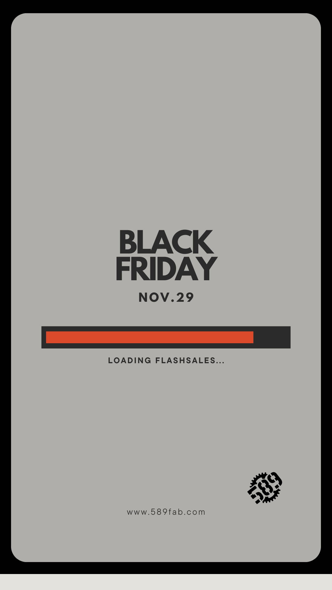 Black Friday Flash Sales! – 589|Fabrication