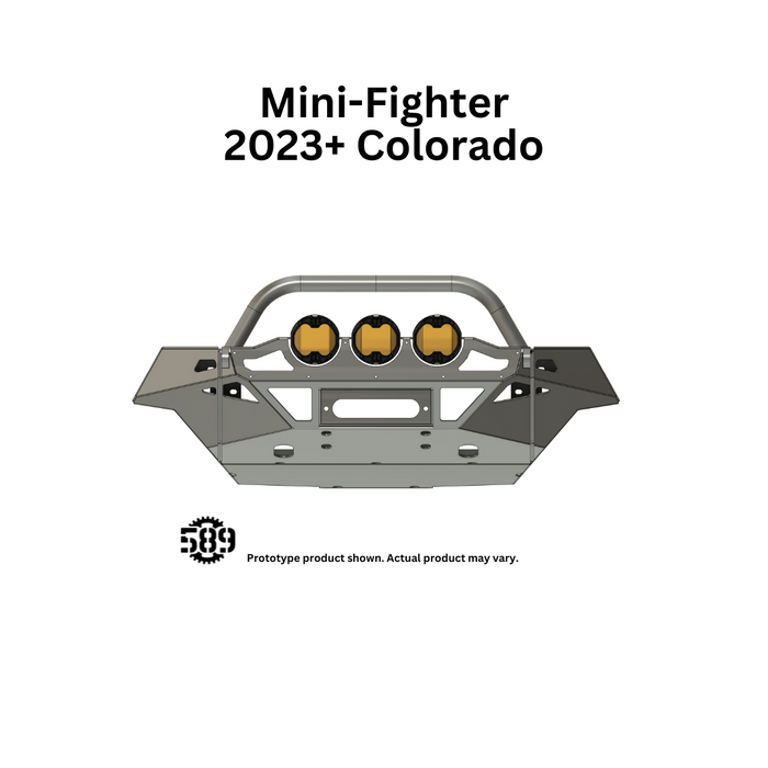 Mini Fighter Winch Bumper (2023+ Colorado Non-ZR2) — 589|Fabrication